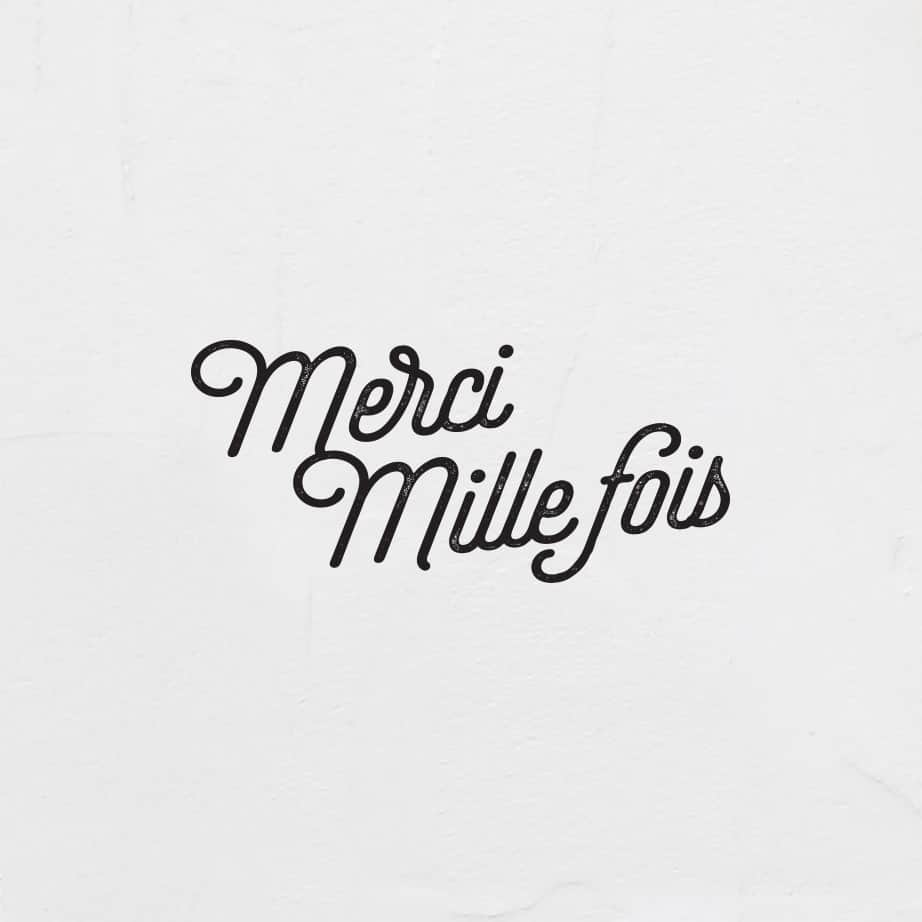 Tampon Merci Mille fois - Bloomini Studio