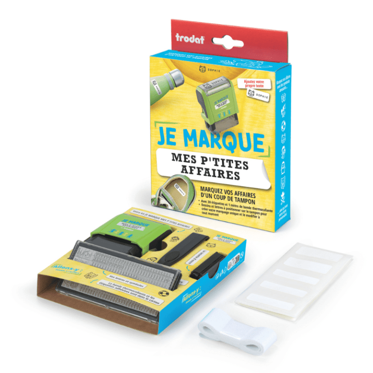 Tampon textile pour tissus, vêtements, étiquettes & sacs